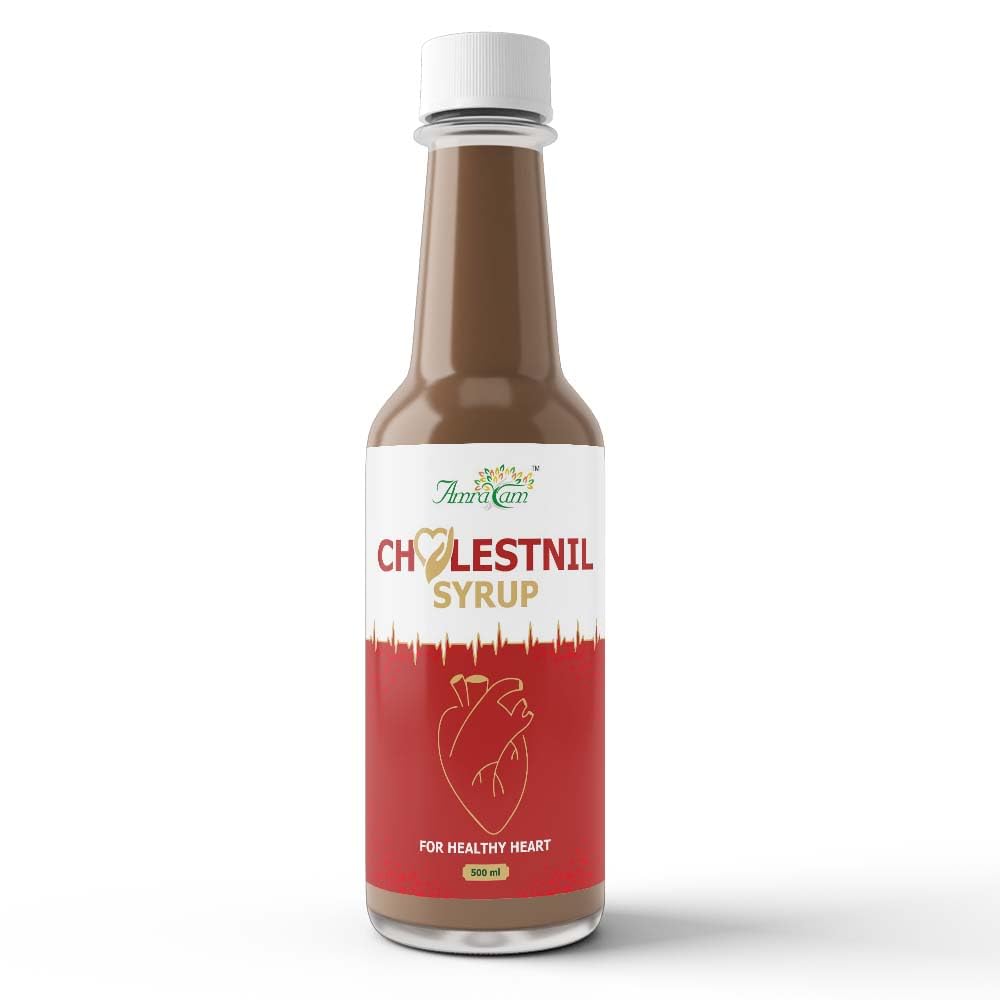 Buy Amratam Herbal Cholestnil Ayurvedic Syrup For Cholesterol Thyroid ...