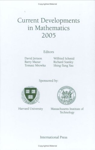 Current Developments in Mathematics 2005: Amazon.co.uk: Jerison, David ...