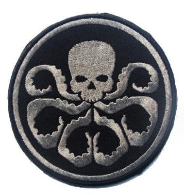 Amazon.com: Grey Octopus Embroidery Patch Badges Backpack Outdoor Vest ...