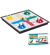 Amazon.com: Vikutu Magnetic Snakes and Ladders Board Game Set,Folding ...
