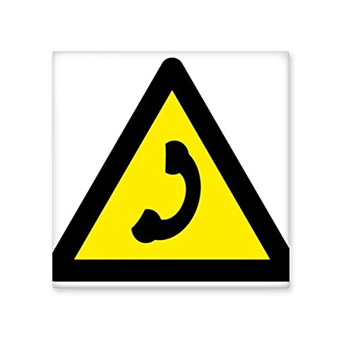 DIYthinker Warning Symbol Yellow Black Calling Prohibited Triangle Sign ...