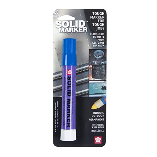 Sakura Solidified Paint Solid Marker, 14 to 392 Degrees F, Blue ...