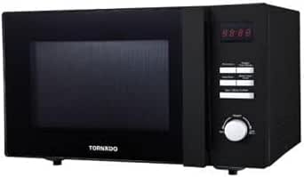 TORNADO Microwave Solo 25 Liter 900 Watt 8 Menus Black TMD-25SE-BK ...