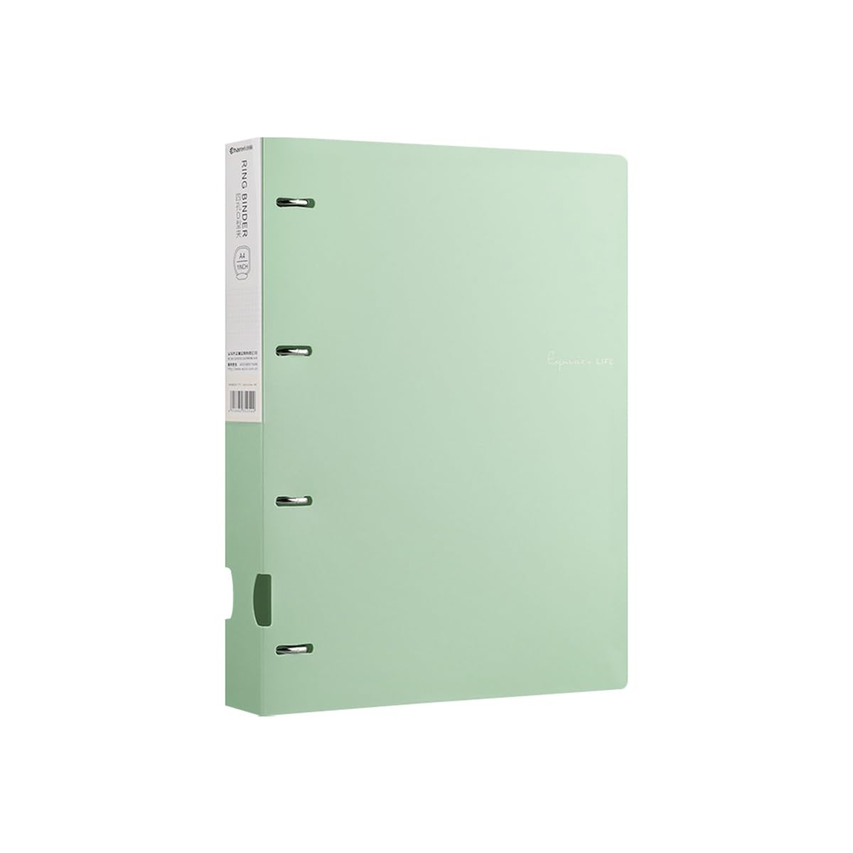 Amazon.com : Vensool Durable 4-Ring Binder, with Finger Hole, File ...