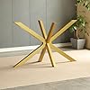 Amazon.com: 30 Inch Modern Table Base Gold, Metal Dinning Table Legs ...