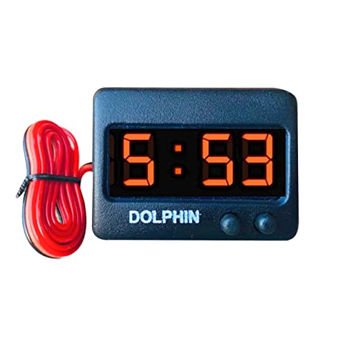 Digital Micro Universal LED Smallest Car Clock (ORANGE display) - Price ...