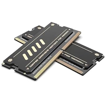 2 Piece Memory RAM Cooler for DDR4 DDR5 Laptop Memory, Pure Copper, Graphene Memory Cooling ...
