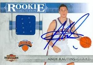 Andy Rautins autographed Basketball Card (New York Knicks) 2010 Panini ...