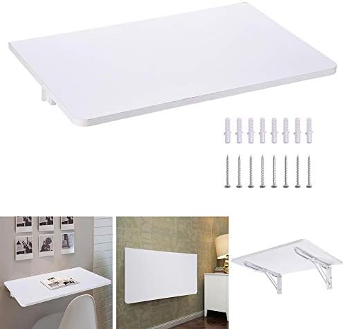 Amazon.com: ReunionG Wall-Mounted Drop-Leaf Foldable Table, Space ...