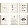 Amazon.com: TwoDays Music Lyrics Room Decor Aesthetic, Affirmations ...