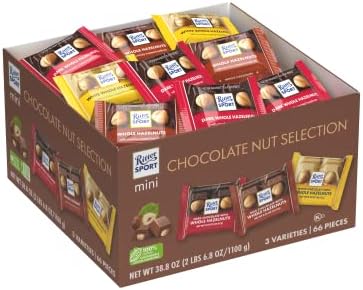 Amazon.com : Ritter Sport Mini Chocolate Bars, Assorted Flavors with ...