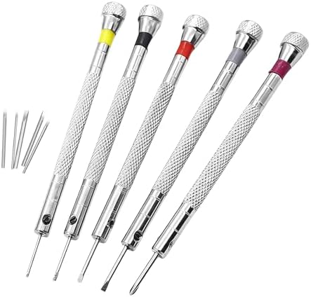 5 Pcs Precision Screwdriver Set, Watchmakers Screwdriver Set, Micro ...
