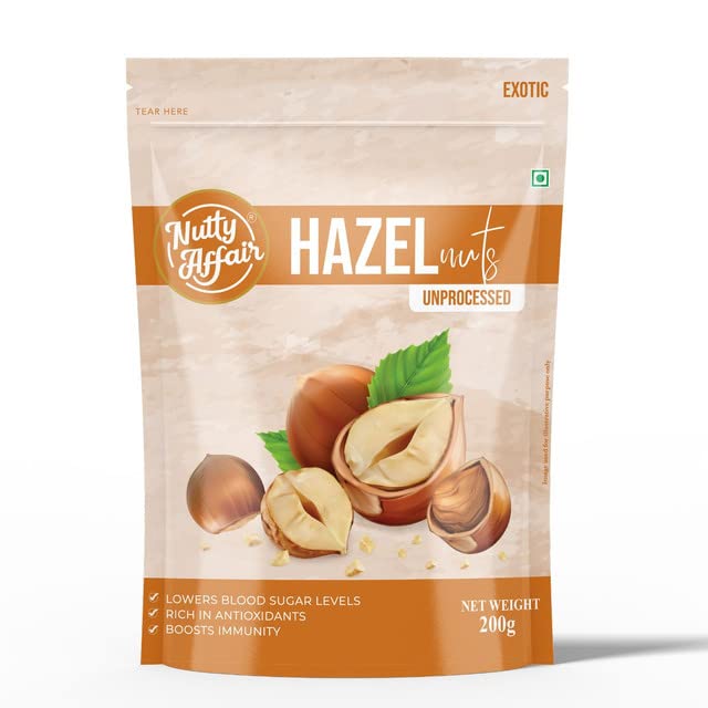 Nutty Affair Hazel Nuts Exotic and Unprocessed Nuts Healthy Rich in ...