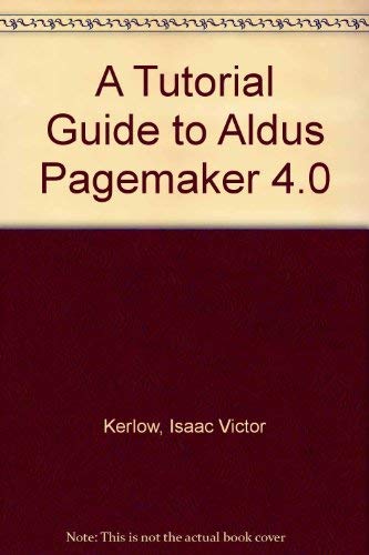 Amazon.com: Tutorial Guide to Aldus Pagemaker 4.0 Macintosh: Step-By ...