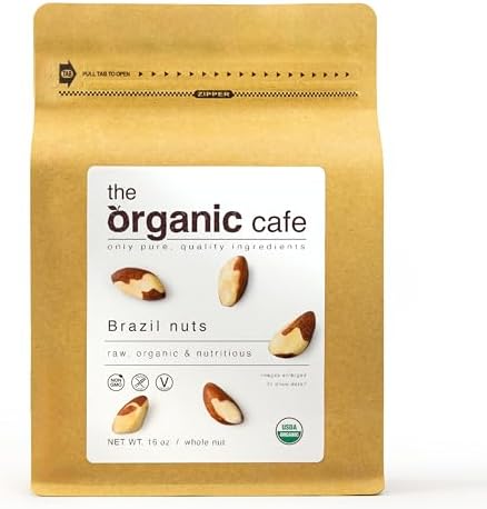 Amazon.com: TOC Organic Brazil Nuts 1-lb (16oz) Premium | Whole, Raw ...