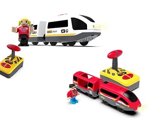 Battery Operated Train Set with Remote Control for Toddlers: Z MAYABBO ...