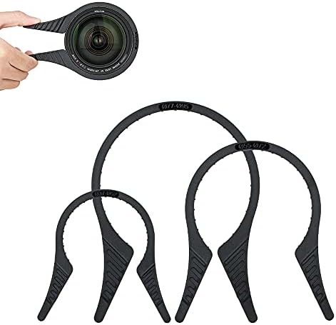 JJC 3 Pieces Camera Lens Filter Wrench Kit (37-52mm, 55-72mm, 77-95mm ...