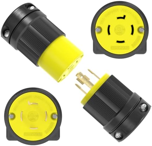 Journeyman-Pro 30 Amp, Plug & Connector Set, NEMA L14-30R & L14-30P ...