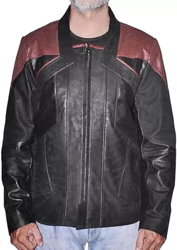 Amazon.com: Men's Star Season 3 Captain Picard Riker Cosplay Uniform ...
