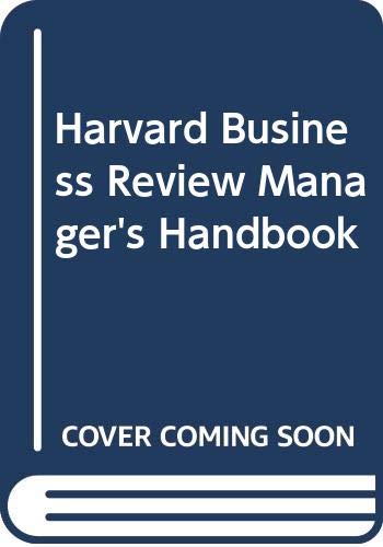 Buy Harvard Business Review Manager's Handbook Book Online at Low ...
