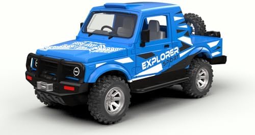 Gypsy diecast Toy car for Kids Pullback Pack of 1 Blue Color Size 10cm ...