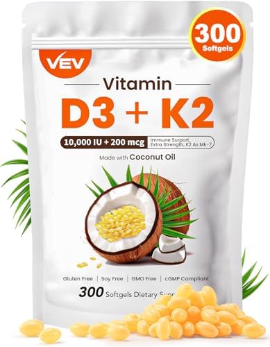 Amazon.com: New VitalBoost D3 K2, Vital Boost Vitamin D3 K2 Supplement Softgels, D3 K2 Vitamin ...