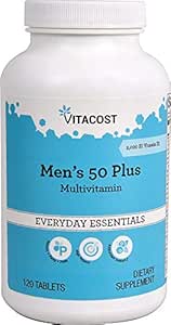 Vitacost Men's 50 Plus Multivitamin 120 Tablets : Amazon.in: Health & Personal Care
