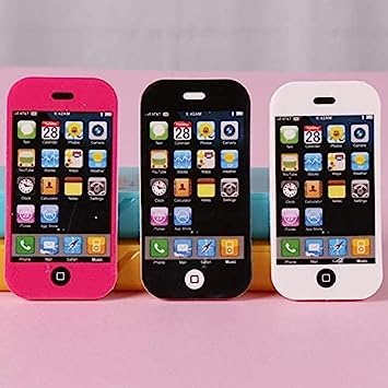 Mobile Eraser for Kids School Use Girls and Boys Student Pencil Erasers ...