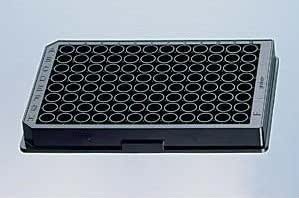 Greiner Bio-One 655892P Black Polystyrene SensoPlate Glass Flat Bottom ...