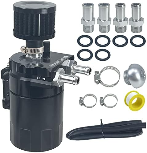 Amazon.com: Sutekus Baffled Oil Catch Can Automotive Reservoir Tank ...