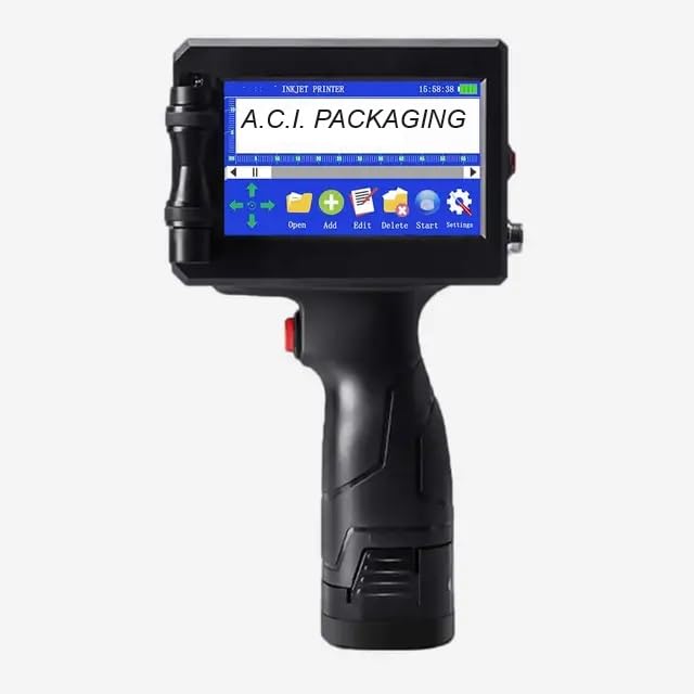 A.C.I. PACKAGING New Handheld Inkjet Printer for Batch Code Date Number ...