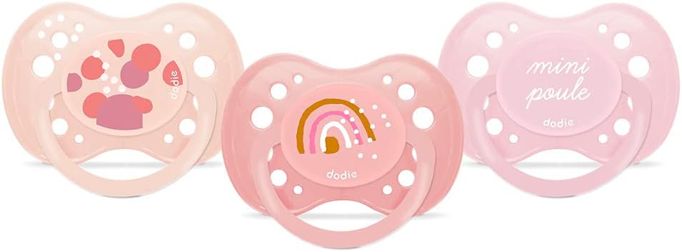 Dodie Pack of 3 Anatomical Dummies – +18 Months – BPA , Durable, Anti ...