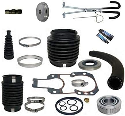 GLM Mercruiser Alpha One Gen 2 Bundle with Bellows Kit, Adhesive, Hinge ...