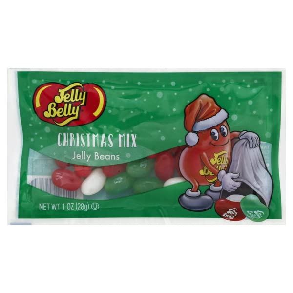 Amazon.com: Jelly Belly, Jelly Beans Christmas Mix, 1 Ounce : Grocery ...