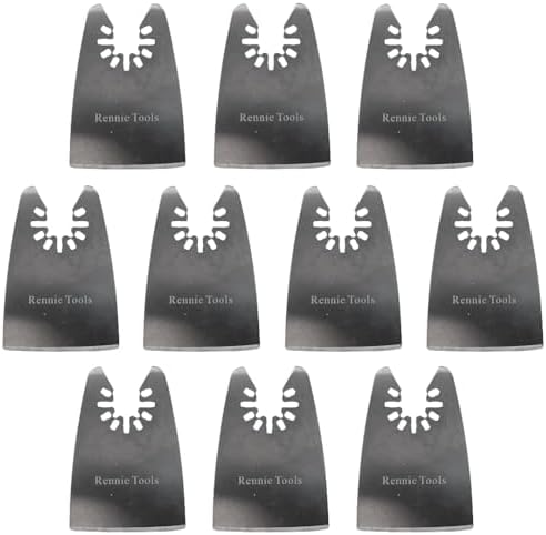 5 X Rennie Tools 50mm Wide Flat Scraper Blades/Oscillating Multitool ...