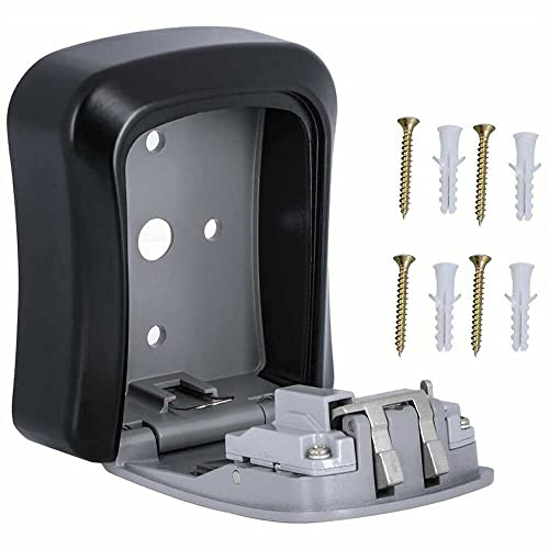 Westspark 4 Digit Key Safe Wall Mounted Box Outdoor High Security Code ...
