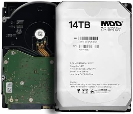 Amazon.com: MDD (MD14TBGSA25672X) 14TB 7200RPM SATA 6Gb/s 256MB Cache 3 ...