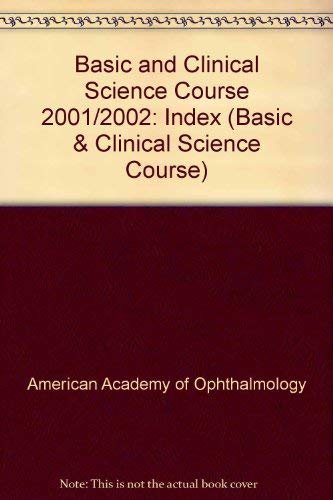 BCSC Index: 2001-2002 (Basic and Clinical Science Course): Bcsc ...