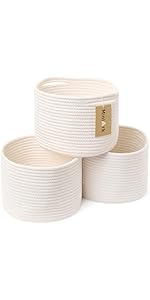 Amazon.com: MiniArk Shelf Storage Baskets for Organizing | Closet ...