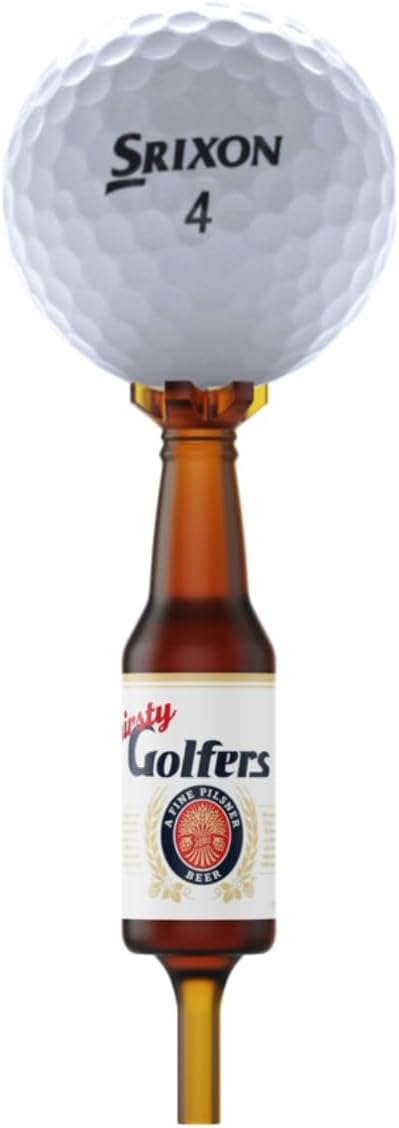 Amazon.com : Thirsty Golfers Beer Tee, The Original Beer Golf Tee ...