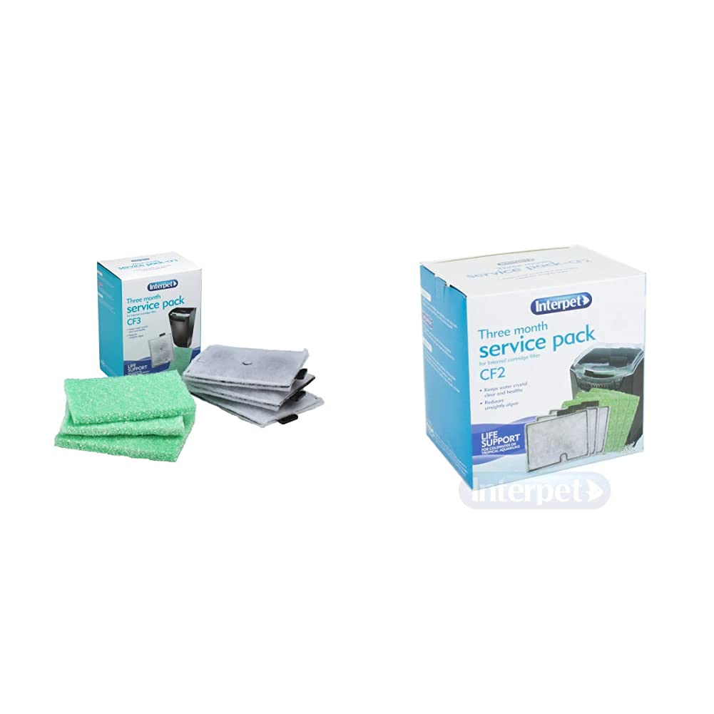 Interpet 3 Month Service Pack for the Internal Cartridge Filter CF3 (3 ...