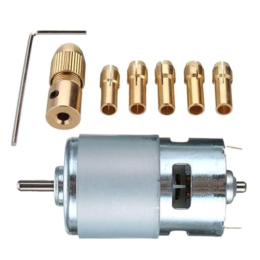 Plastic Sp Electron 775 Motor With 7Pcs Of Electric Drill Chuck Combo ...