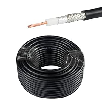 Amazon.com: DUOGIMZ RG8x Coaxial Cable 100FT, RG-8X 50 Ohm Low Loss ...