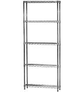 Amazon.com: Shelving Inc. 12" d x 48" w x 72" h Chrome Wire Shelving ...