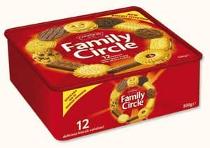 McVities Family Circle Pack of Biscuits 800g Tub : Amazon.co.uk: Grocery