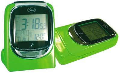 Amazon.com: "Global Sync" Atomic Clock in Shiny Green : Home & Kitchen