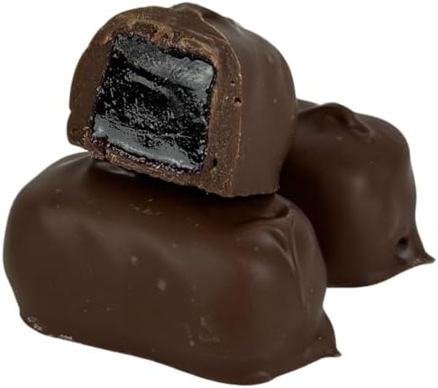 Amazon.com : Cozy Confections Milk Chocolate Covered Raspberry Jellies ...