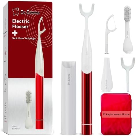 Amazon.com: Dr. Emma Electric Vibration Flosser, Power Flosser for ...