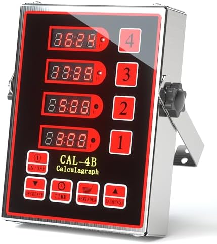Amazon.com: Commercial Kitchen Timer, 4-Channel Digital Timer for ...