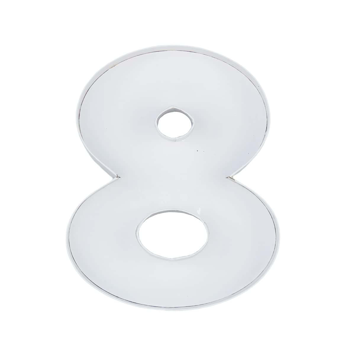Snapklik.com : WENPACK 8 Small Fillable Cardboard Number Shaped Mache Kids
